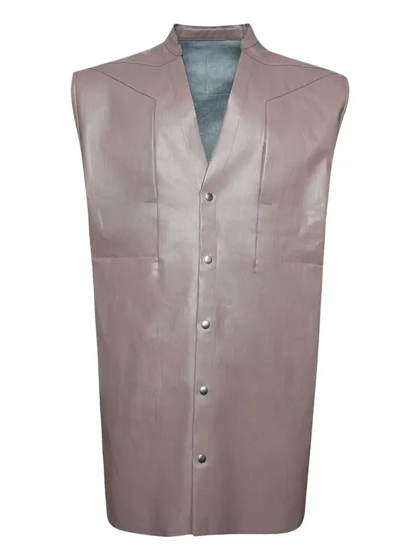 Rick Owens Strobe Jumbo Cut Out Outershirt - Pink