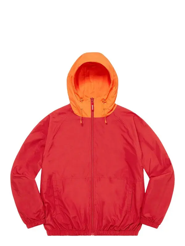 Supreme Lightweight Nylon Hooded Jacket - Red