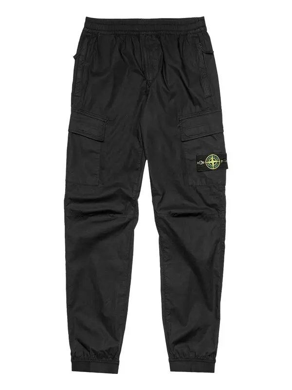 Stone Island Stretch Cotton Cargo Pants 'navy - Blue