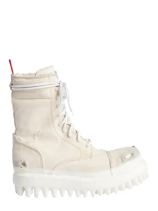 424 Miner Boots - White