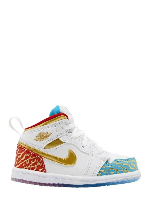 JORDAN 1 Mid Td Sneakers - White