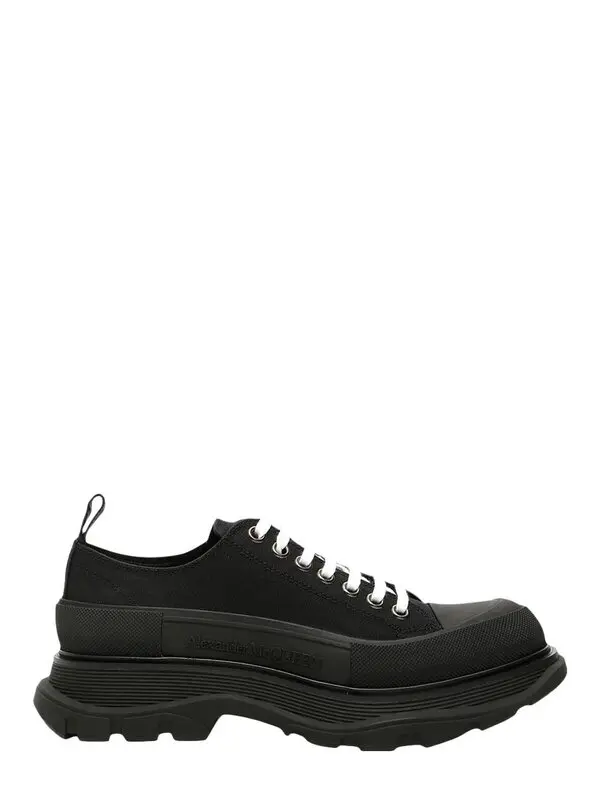 Alexander McQueen Tread Slick Lace Up - Black