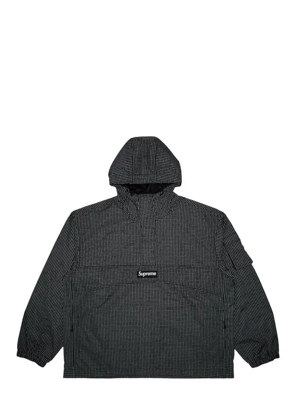 Supreme Reflective Ripstop Anorak - Black