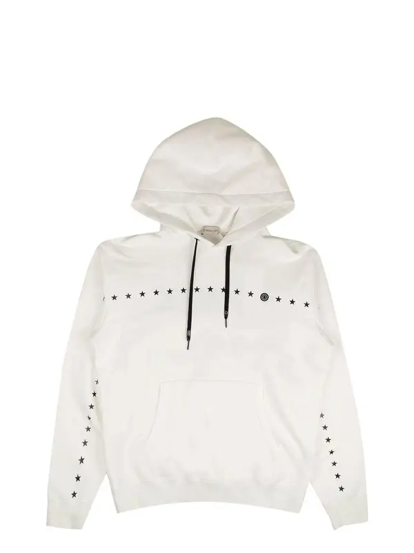 Moncler X Fragment Hiroshi Fujiwara Printed Star Hoodie - White