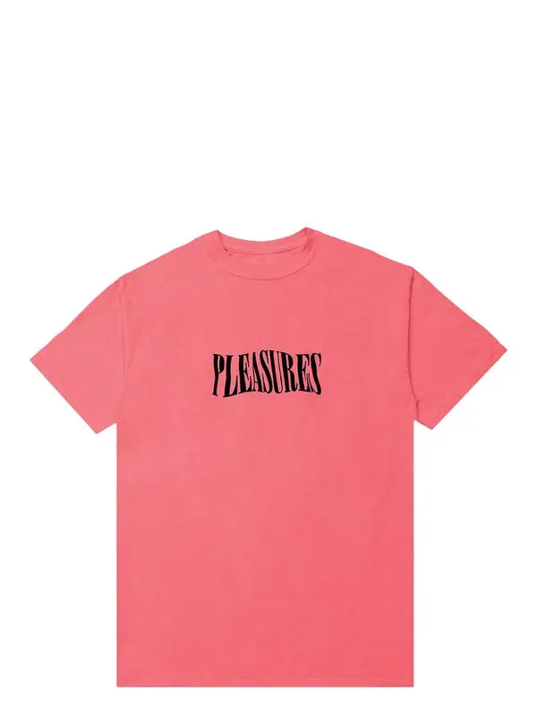 PLEASURES Party Logo T-shirt - Pink