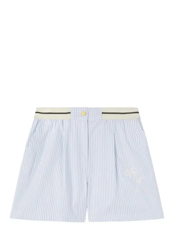 Palm Angels Palms Stripes Boxer Shorts - Blue