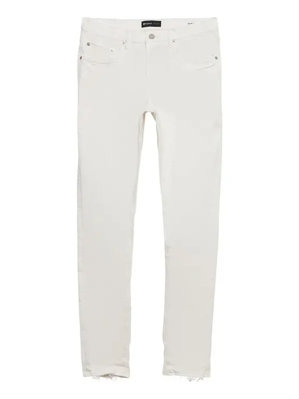 PURPLE BRAND Low Rise Skinny Jeans - White