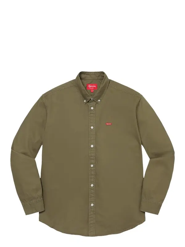 Supreme Small Box Twill Shirt - Green