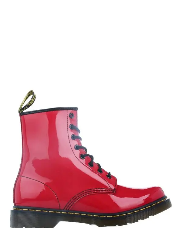 Dr. Martens 1460 Patent Lamper Boots - Red