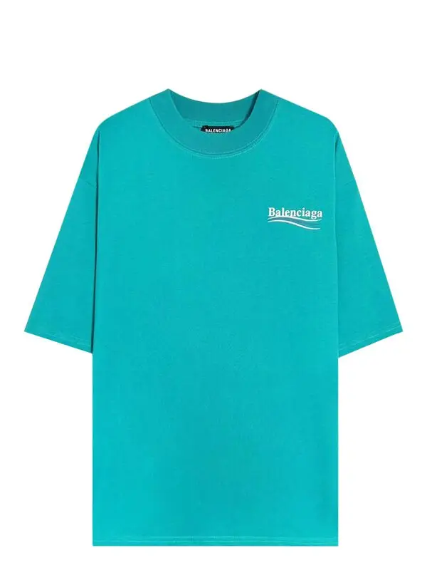 Balenciaga Political Campaign T-shirt - Green