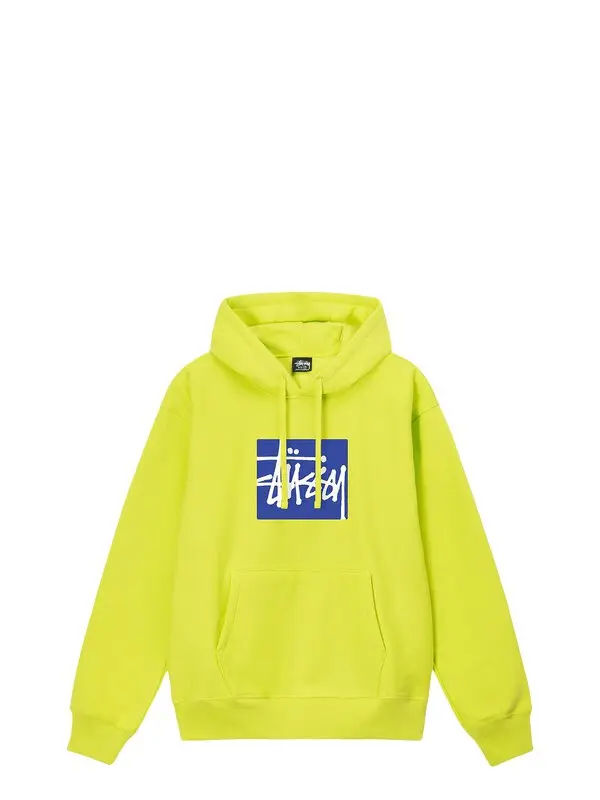 StÜssy Stock Boxy Hoodie - Yellow