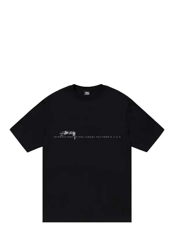 StÜssy Smooth 80 Tee - Black