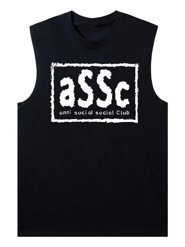 ANTI SOCIAL SOCIAL CLUB X Wwe Nwo Muscle Tank - Black