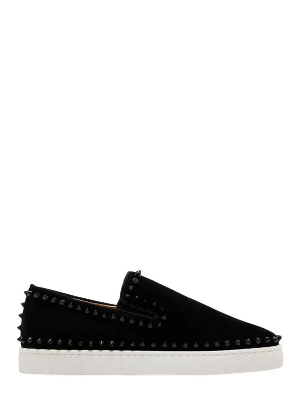CHRISTIAN LOUBOUTIN Pik Roller Boat - Black