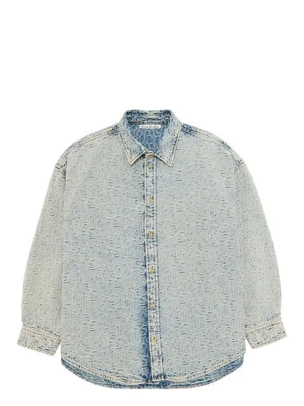 Acne Studios Monogram Shirt - Blue