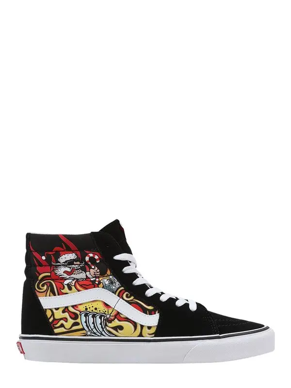 VANS Sk8-hi 'santa Flame' Sneakers - Black