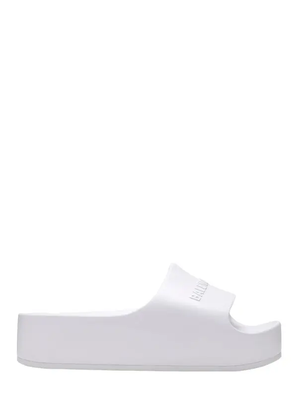 Balenciaga Chunky Slides - White