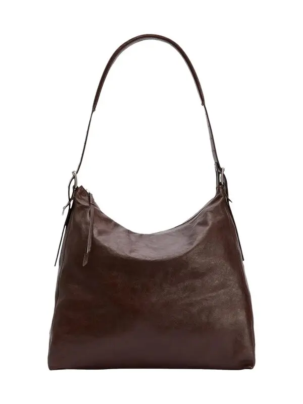 LEMAIRE Belted Hobo Bag - Brown