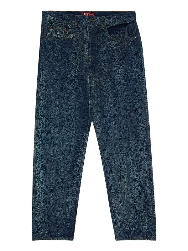 Supreme Crackle Regular Jean - Blue
