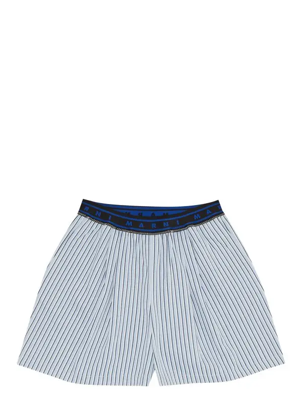 Marni Stripe Jersey Jacquard Pants - Blue