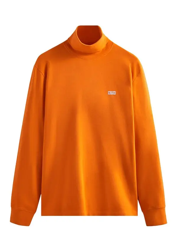 Kith Crystal Wash Turtleneck - Orange