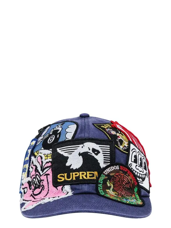 Supreme Patches 6-panel - Blue