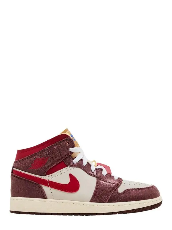 JORDAN 1 Mid Se Gs Sneakers - Brown