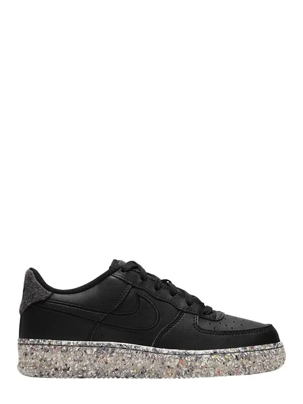 Nike Air Force 1 Gs Recycled Wool Sneakers - Black