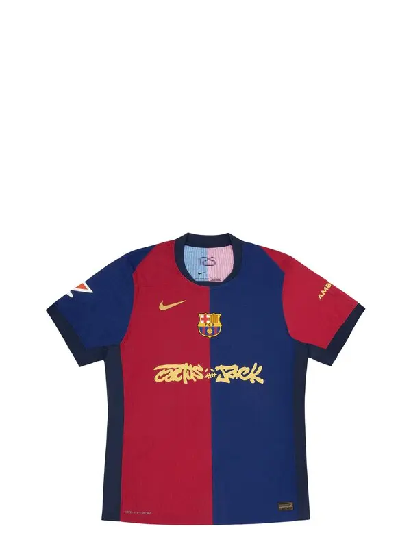 Nike Fc Barcelona X Cactus Jack 2024/25 Match Home Jersey - Red