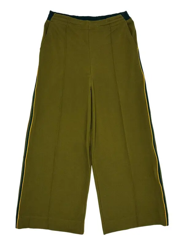 NICHOLAS DALEY Wide-leg Track Pant - Green