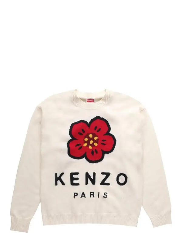 Kenzo Regular Fit Jumper - Cream