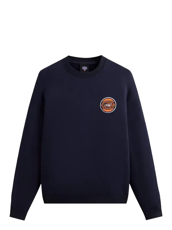 Kith For The New York Knicks Ny To The World Nelson Crewneck - Blue