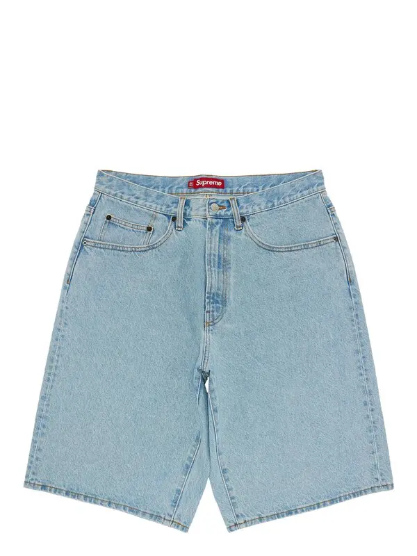 Supreme Baggy Denim Shorts - Blue