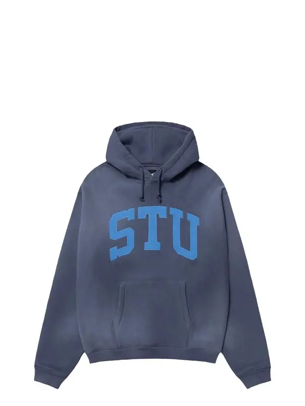 StÜssy Stu Appliqué Hoodie - Blue