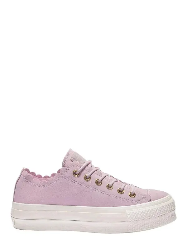 CONVERSE Chuck Taylor All Star Frilly Thrills Lift Low Sneakers - Pink