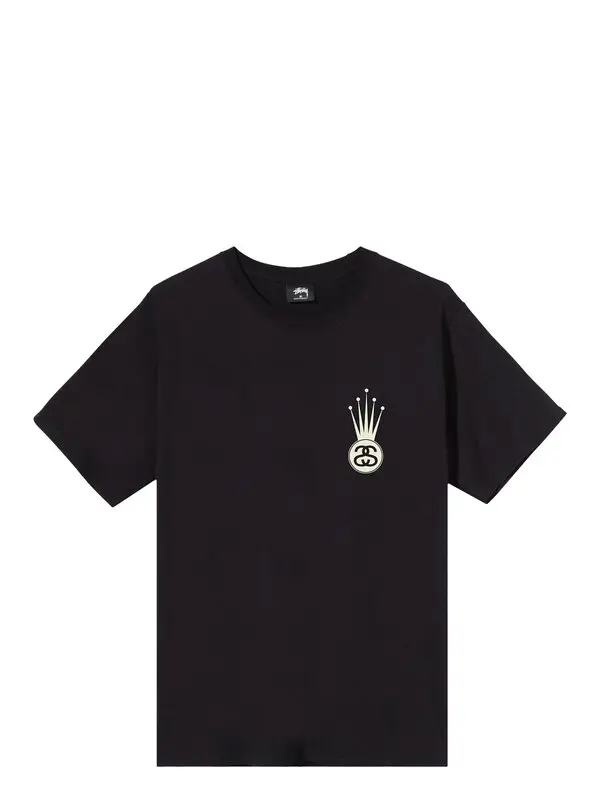 StÜssy Crown Link Tee - Black