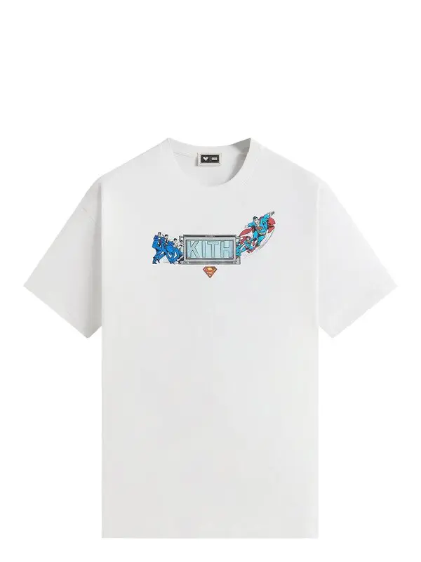 Kith X Superman Booth Vintage Tee - White