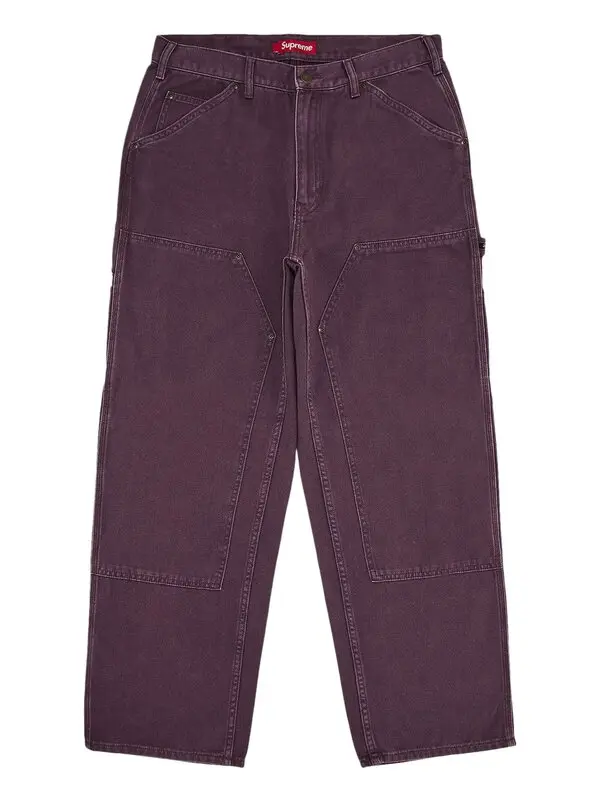 Supreme Double Knee Painter Pant - Purple