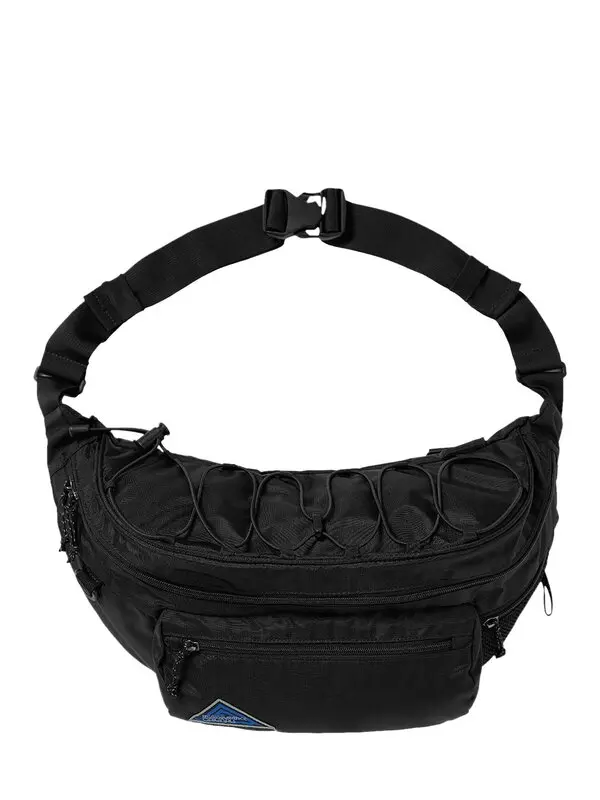 THISISNEVERTHAT Washed Nylon Lumbar Pack - Black