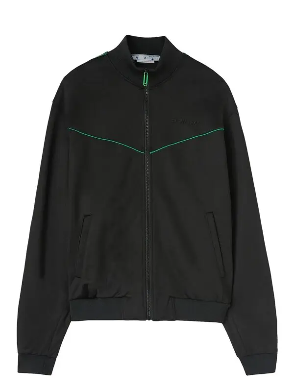 Off-White Slim Track Top - Black