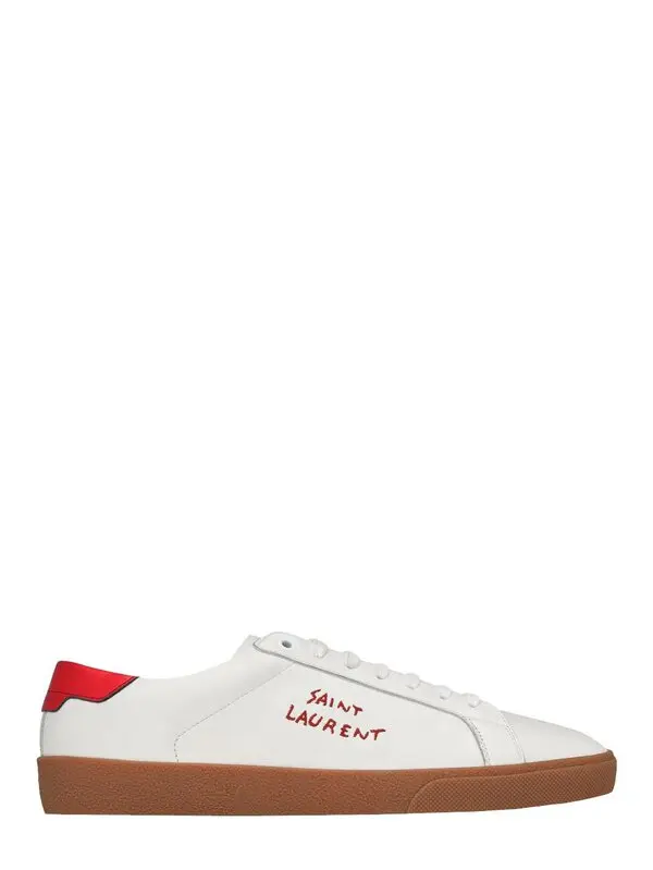 Saint Laurent Court Classic Sl/06 Low Sneakers - White