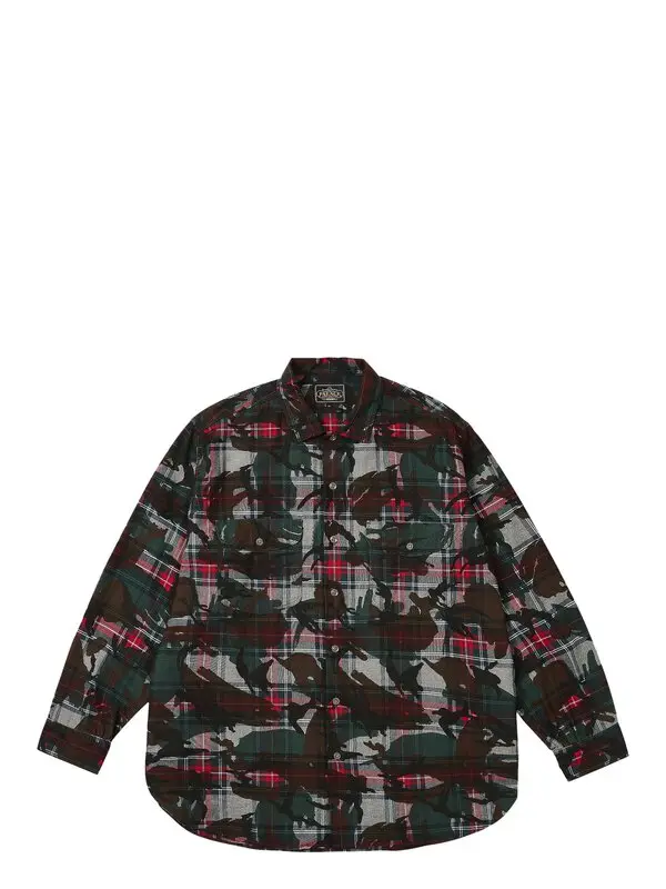 PALACE X Beams Plus Work Shirt - Grey