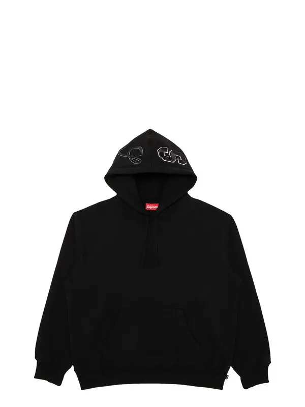 Supreme Multi S Logo Hooded Sweatshirt - Black