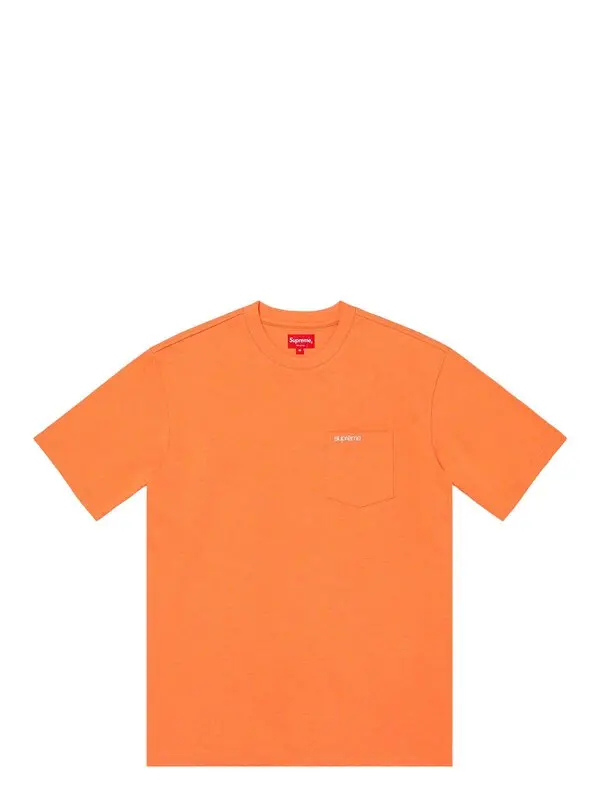 Supreme Short-sleeve Pocket Tee - Orange
