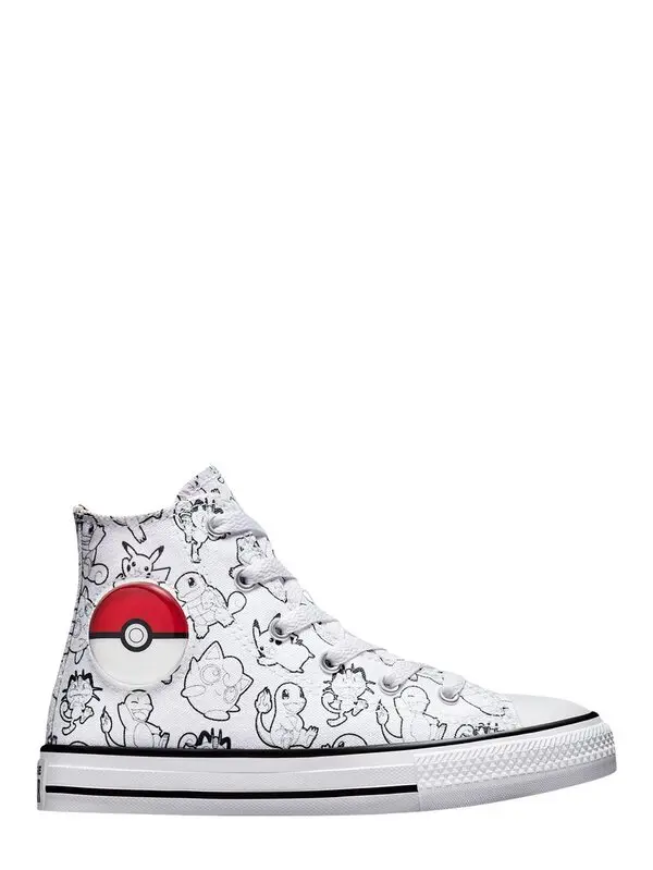 CONVERSE Pokemon X Chuck Taylor All Star High Ps 'poke Ball - White