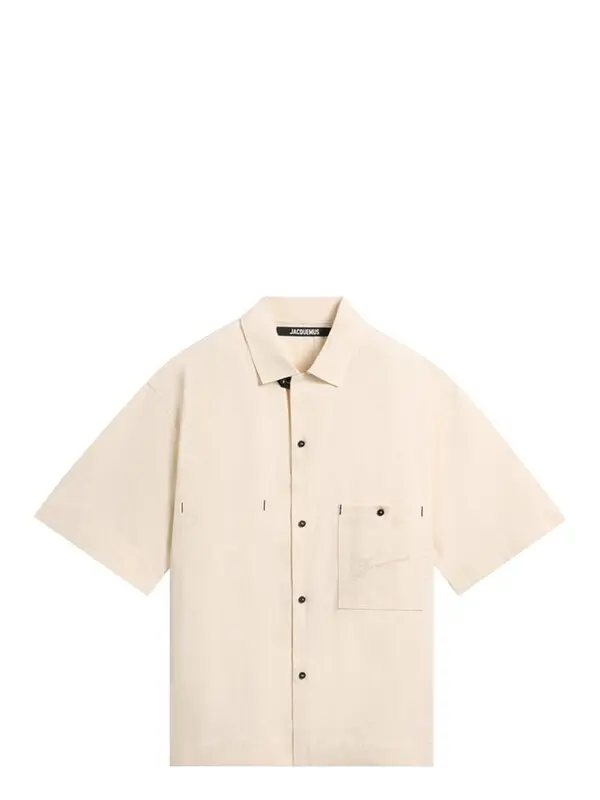 Jacquemus La Chemise De-nimes Aloe Shirt - White