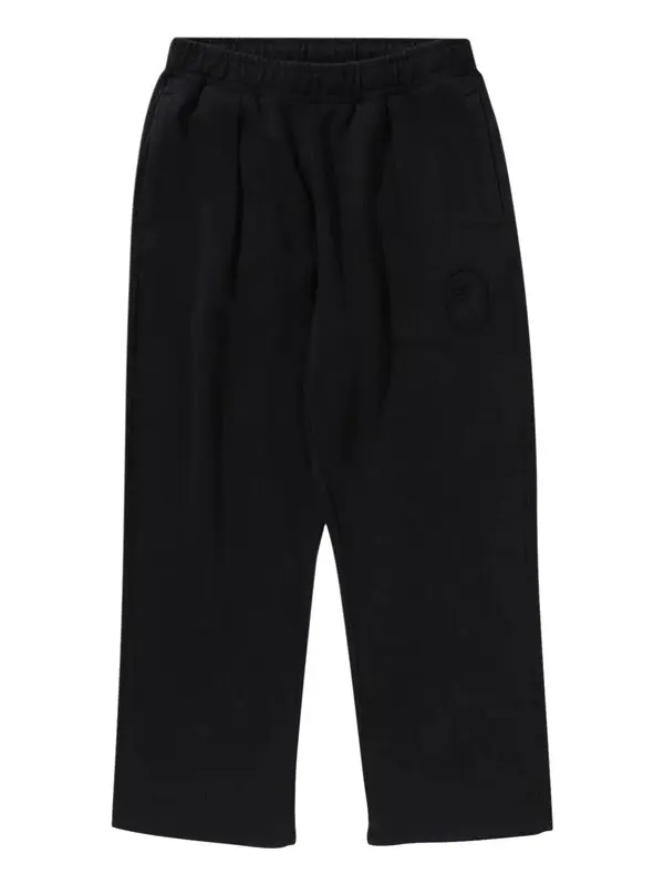 A BATHING APE Garment Dye Oversized Fit Sweatpants - Black