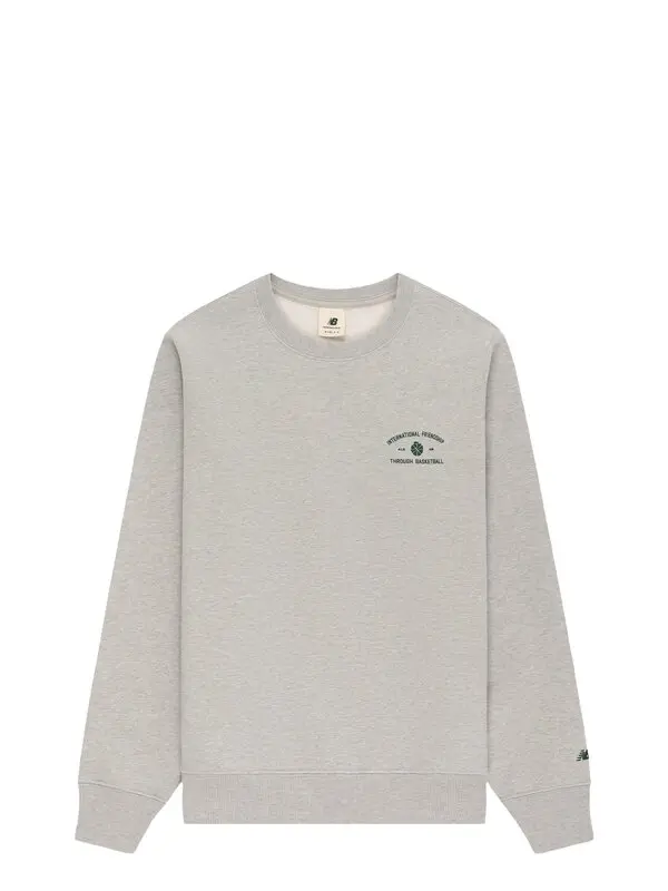 Aimé Leon Dore X New Balance Sonny Ny Iftb Crewneck Sweatshirt - Silver