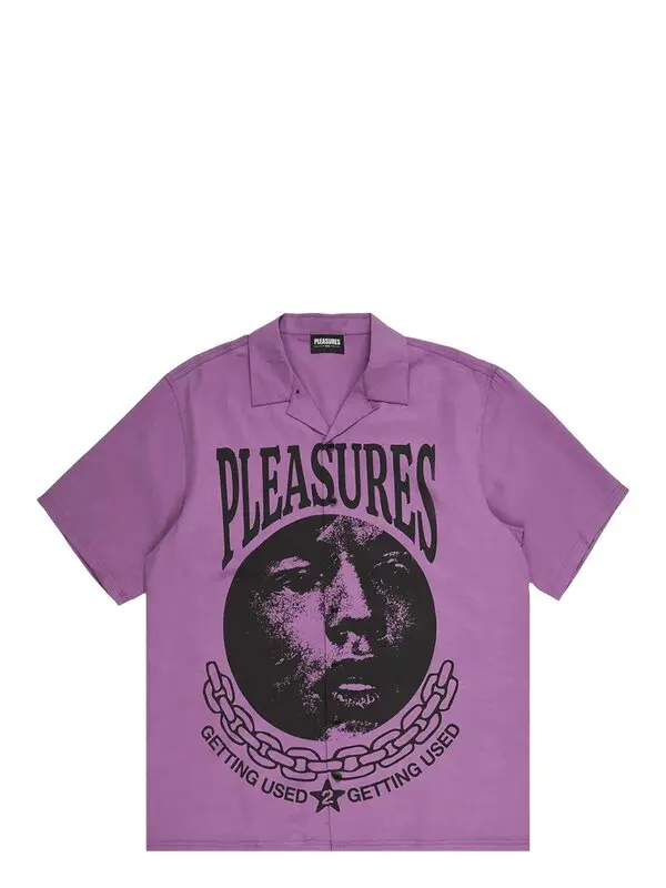 PLEASURES Printed Button-down Shirt - Purple