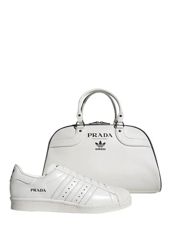 Adidas Prada X Superstar & Bag Bundle - White